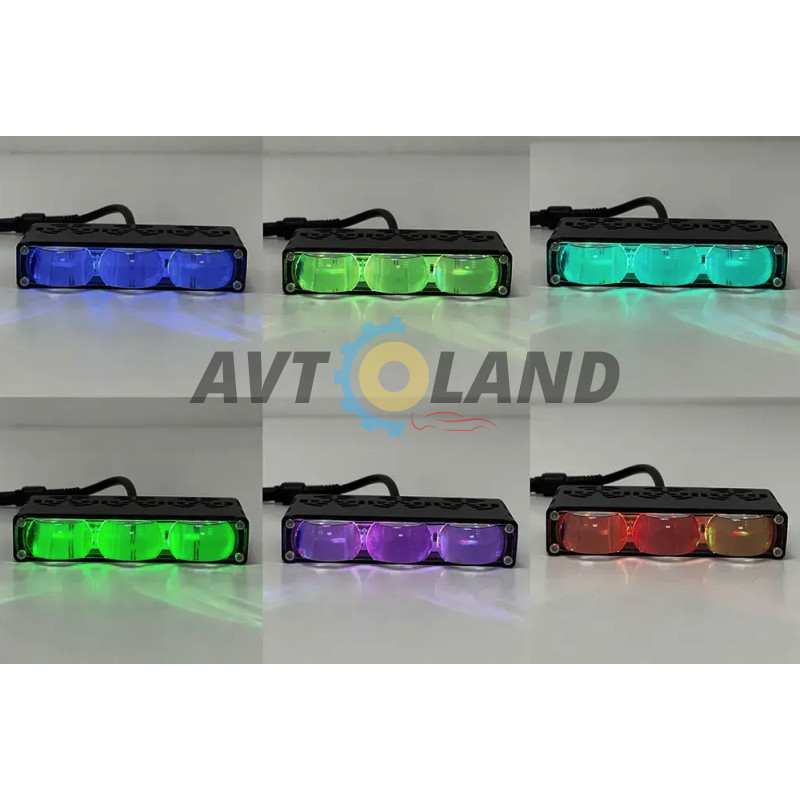 Светодиодные фары External SpotLight L27 55W на три линзы W-Y ...